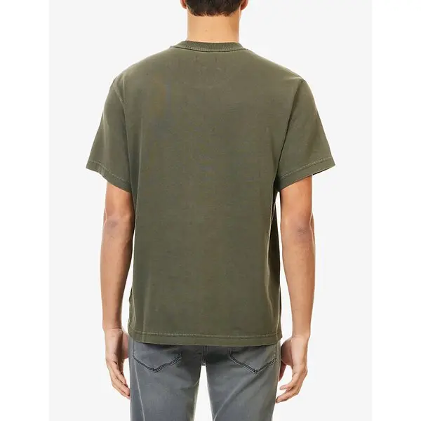Paige Serano Boxy-fit Cotton T-shirt - Vintage Pine Needle