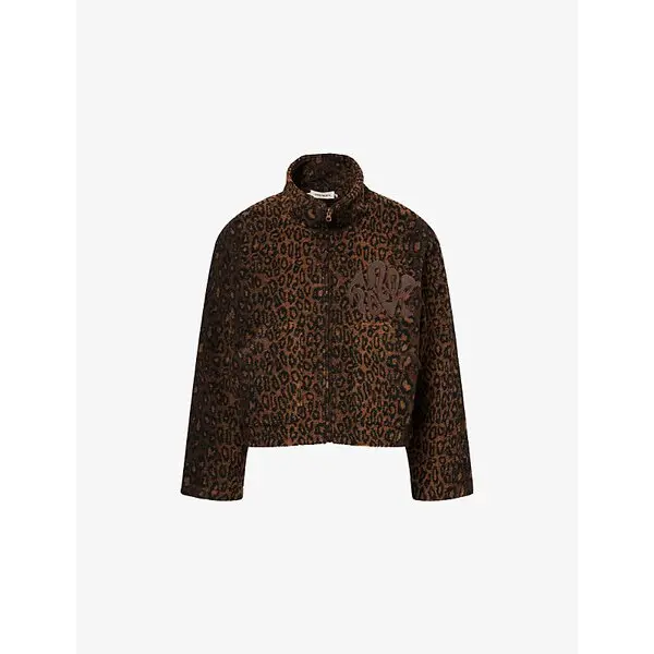 HONOR THE GIFT Print High-neck Fleece Jacket
