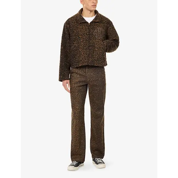 HONOR THE GIFT Print High-neck Fleece Jacket