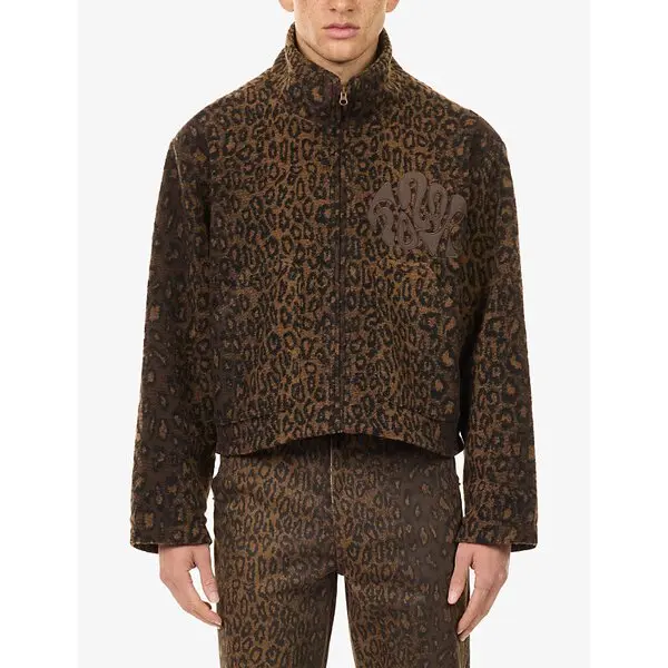 HONOR THE GIFT Print High-neck Fleece Jacket