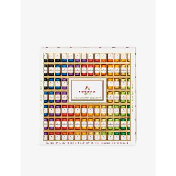 NIEDEREGGER Giant Box Of Assorted Mini Marzipan Loaves 1.075kg - One-color