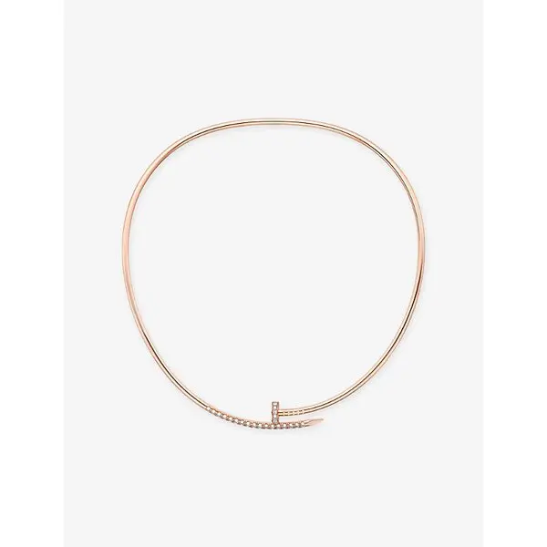 CARTIER Juste Un Clou Diamond Necklace - Rose Gold