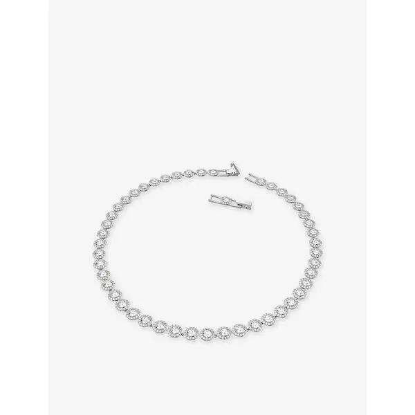 SWAROVSKI Una Rhodium-plated Set - Crystal