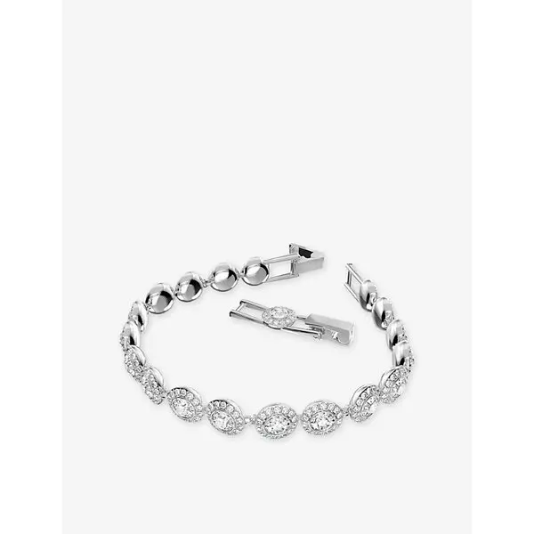 SWAROVSKI Una Rhodium-plated Set - Crystal