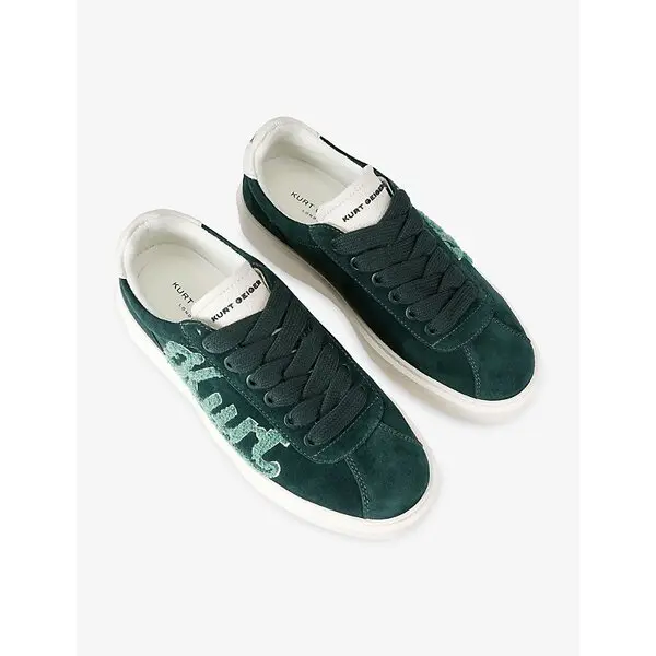 Kurt Geiger Albion Retro Suede Trainers - Green
