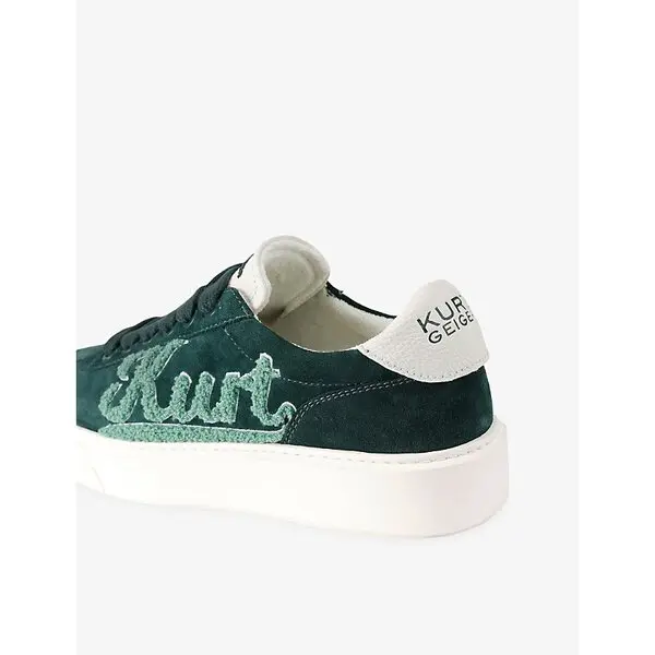 Kurt Geiger Albion Retro Suede Trainers - Green