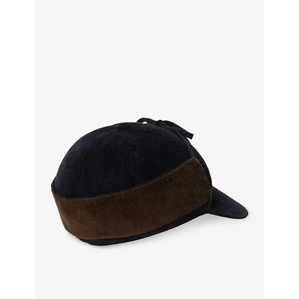 Polo Ralph Lauren Branded-patch Earflap Corduroy Cap