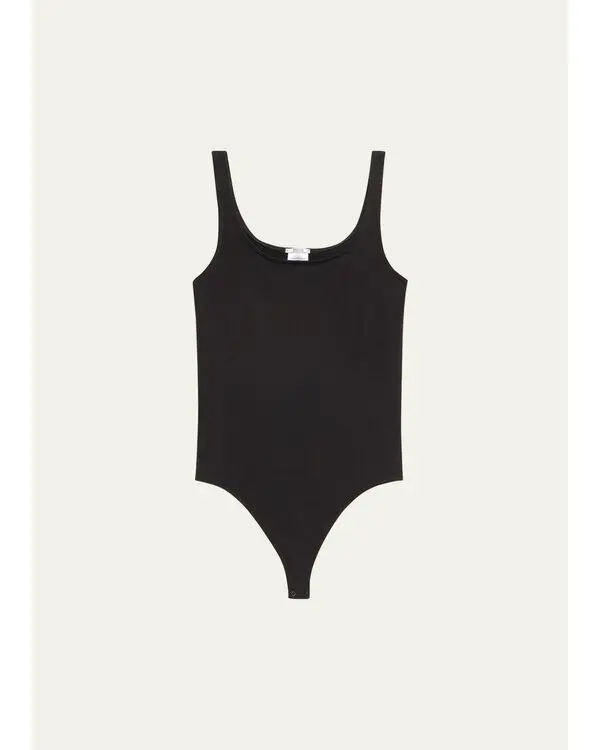 Wolford Jamaika Scoop-neck Thong Bodysuit - Black