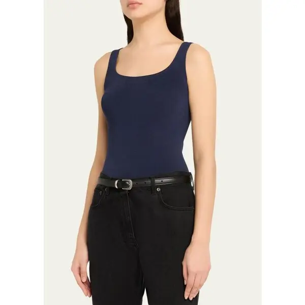 Wolford Jamaika Scoop-neck Thong Bodysuit - Navy