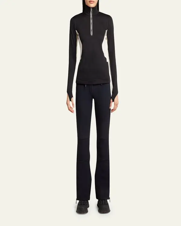Moncler Stretch Poplin Ski Pants