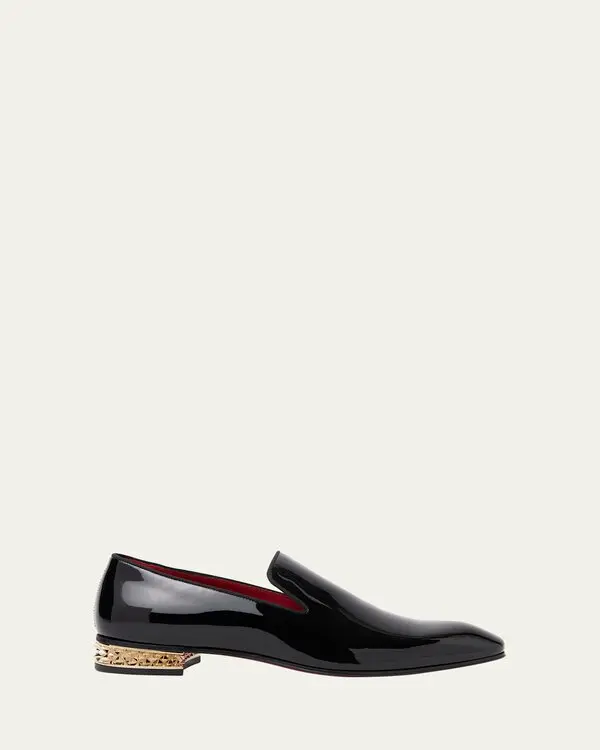 CHRISTIAN LOUBOUTIN Dandy Rocks Patent Leather Loafers