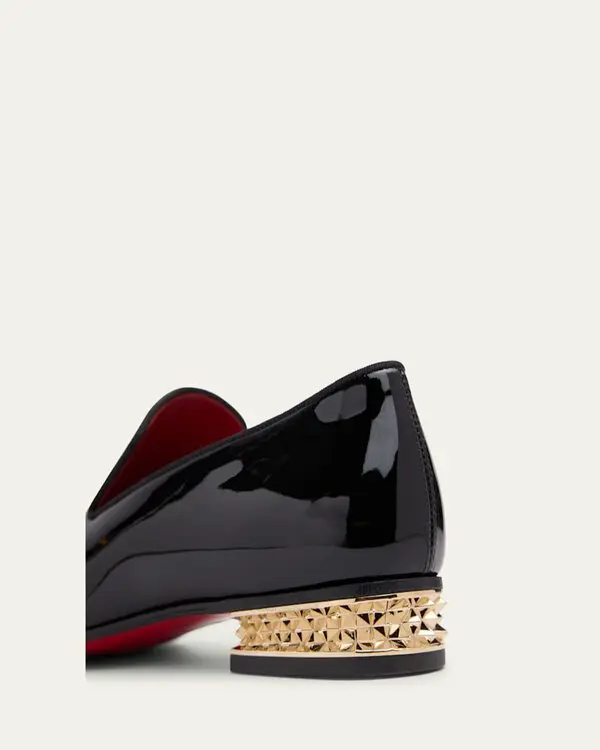 CHRISTIAN LOUBOUTIN Dandy Rocks Patent Leather Loafers