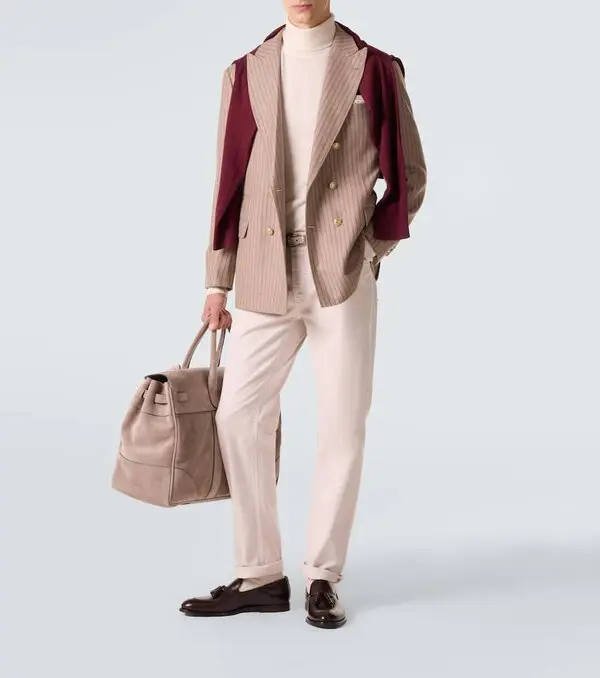 Brunello Cucinelli Leather Loafers - Brown