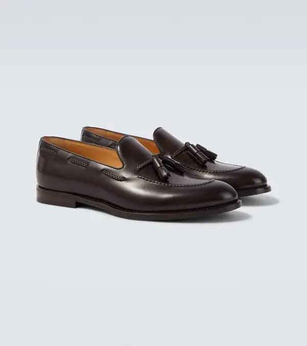 Brunello Cucinelli Leather Loafers - Brown