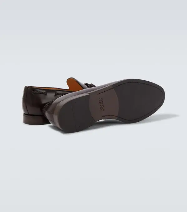 Brunello Cucinelli Leather Loafers