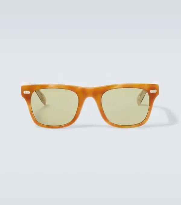 Brunello Cucinelli Square Frame Sunglasses - Brown