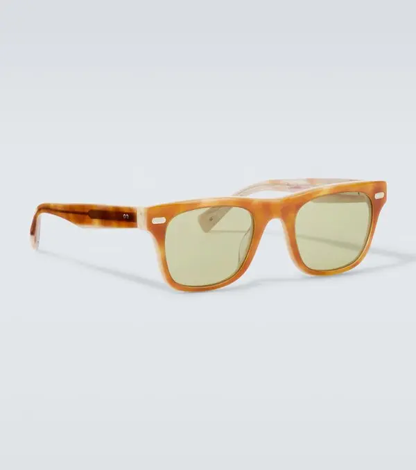 Brunello Cucinelli Square Frame Sunglasses - Brown