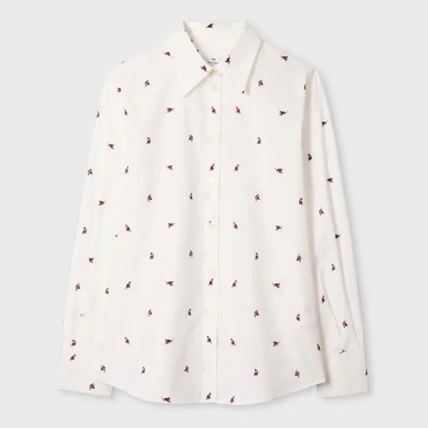 Paul Smith Ditsy Cat' Cotton Shirt
