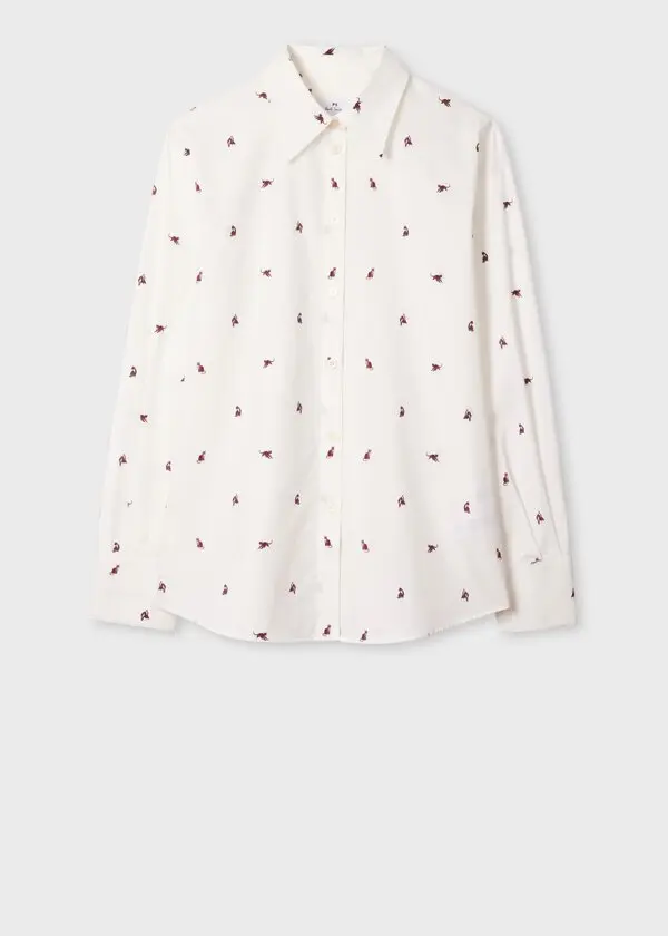 Paul Smith Ditsy Cat' Cotton Shirt
