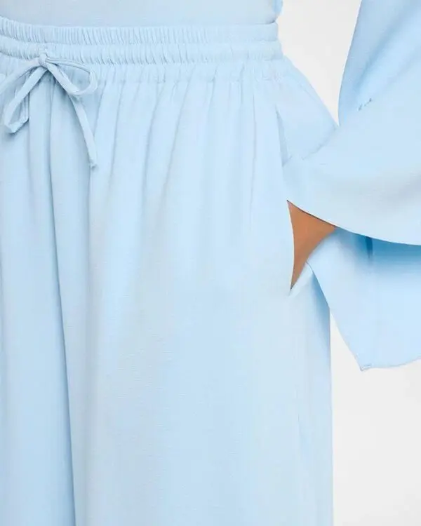 Oscar De La Renta Silk Georgette Wide-leg Pull-on Pants