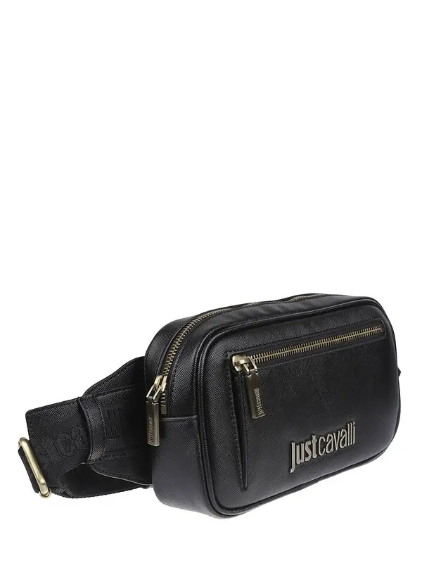 Just Cavalli Metal Lettering Logo Pouch