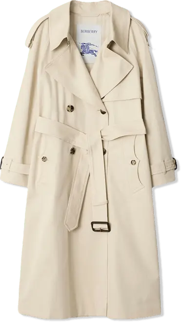Burberry Long Gabardine Fitzrovia Trench Coat
