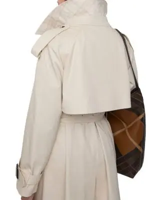Burberry Long Gabardine Fitzrovia Trench Coat