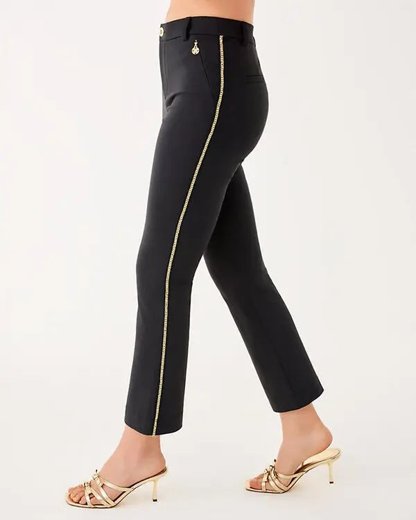 Lilly Pulitzer® Ana Embellished High Rise Crop Flare Pant