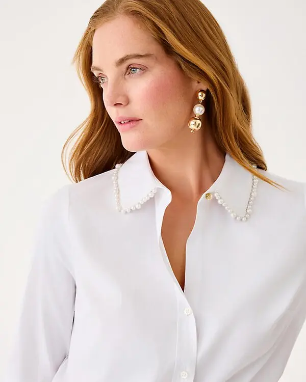 LILLY PULITZER The Pearl Lilly Shirt