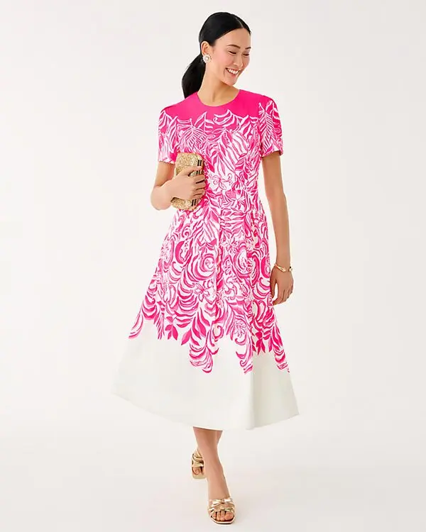 LILLY PULITZER Loradonna Stretch Midi Dress