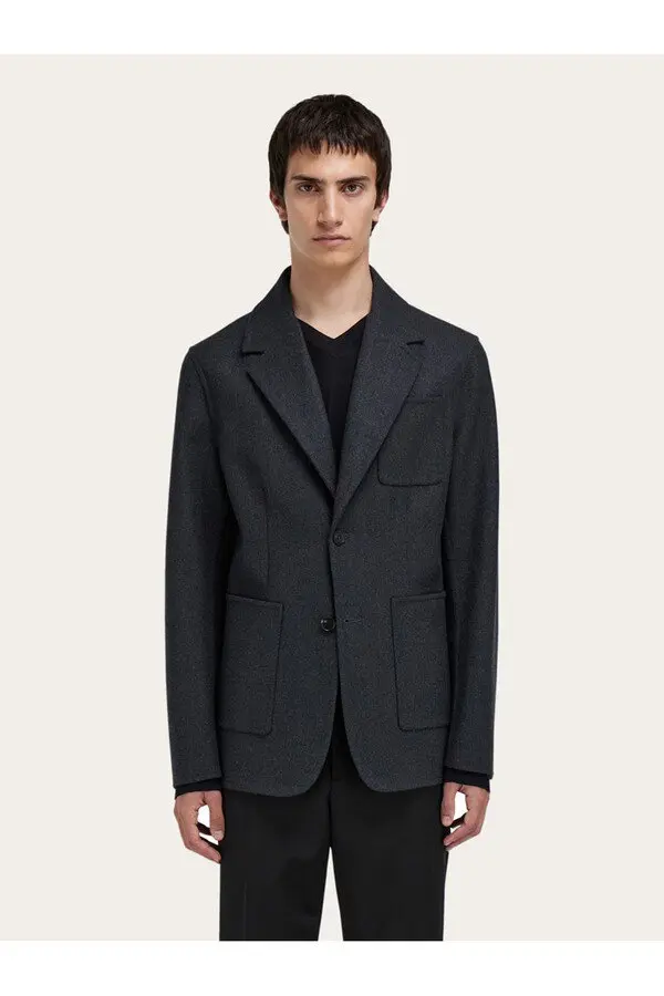 FERRAGAMO Single Breasted Blazer