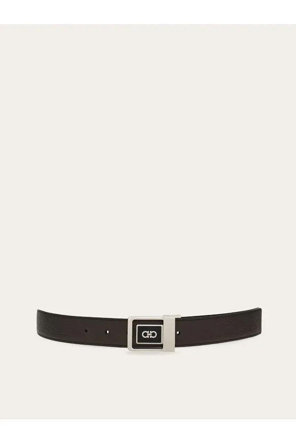 FERRAGAMO Reversible And Adjustable Belt - Red