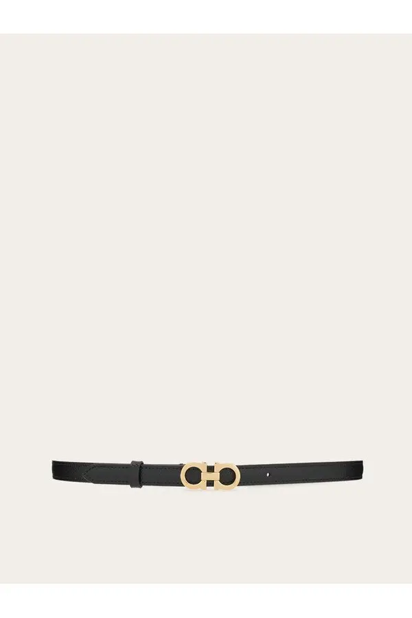 FERRAGAMO Gancini Belt - Black