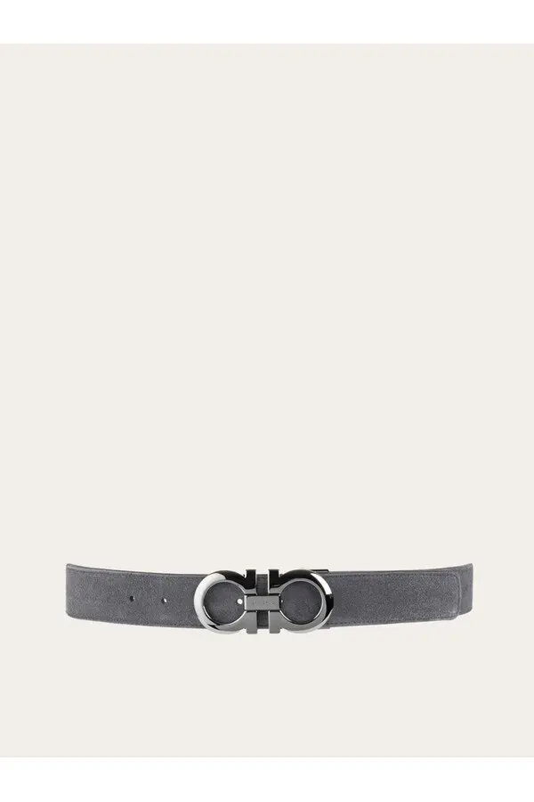 FERRAGAMO Adjustable Gancini Belt - Red