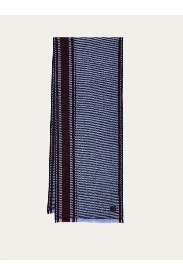 FERRAGAMO Cashmere Scarf - Navy
