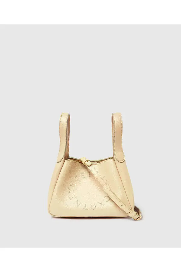 Stella McCartney Logo Top Handle Crossbody Bag - Yellow