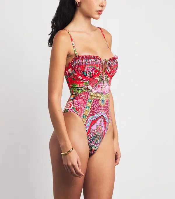 Camilla Ruched Cup Heirloom One-piece Swimsuit