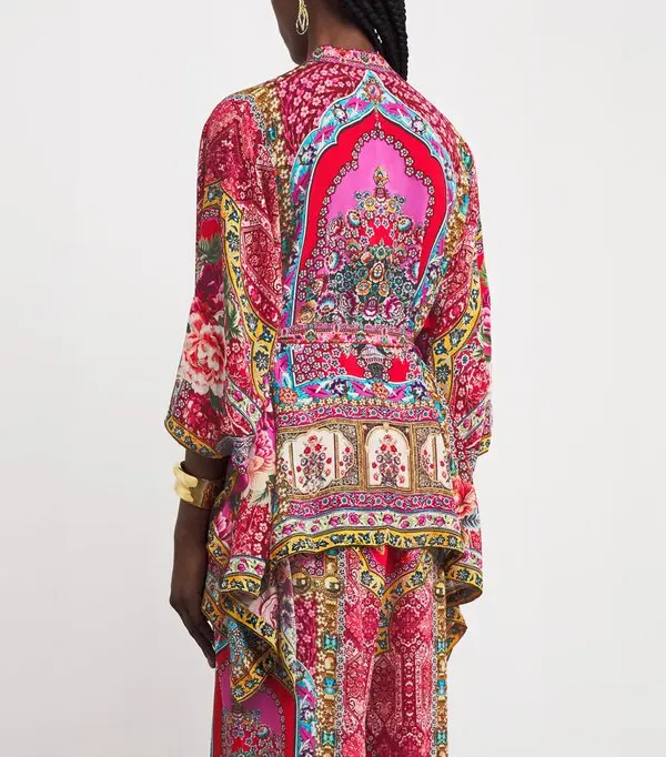 Camilla Silk Scarf Blouse