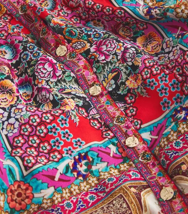 Camilla Silk Scarf Blouse