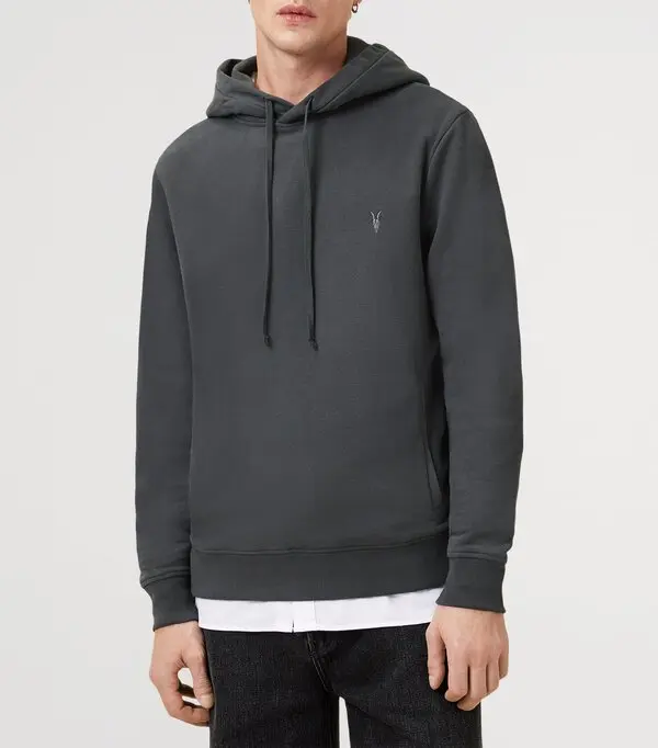 ALLSAINTS Organic Cotton Raven Ramskull Hoodie