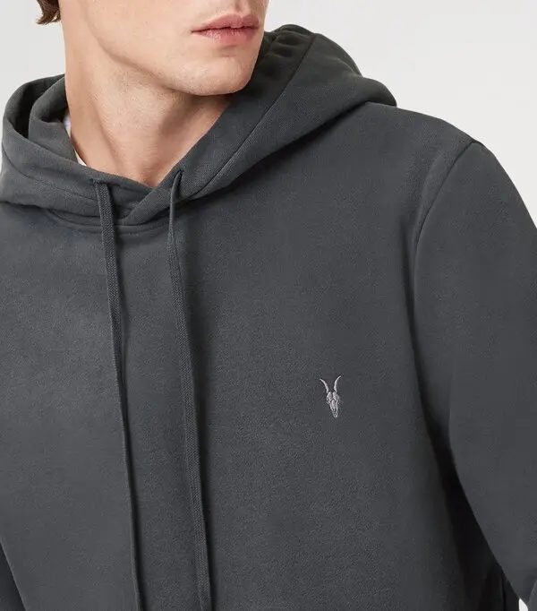 ALLSAINTS Organic Cotton Raven Ramskull Hoodie