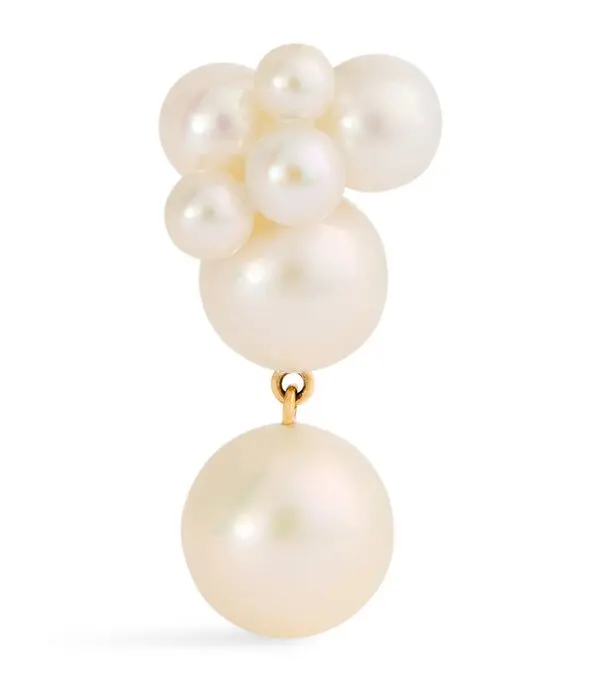Sophie Bille Brahe Bisou Perle Single Earring - Gold