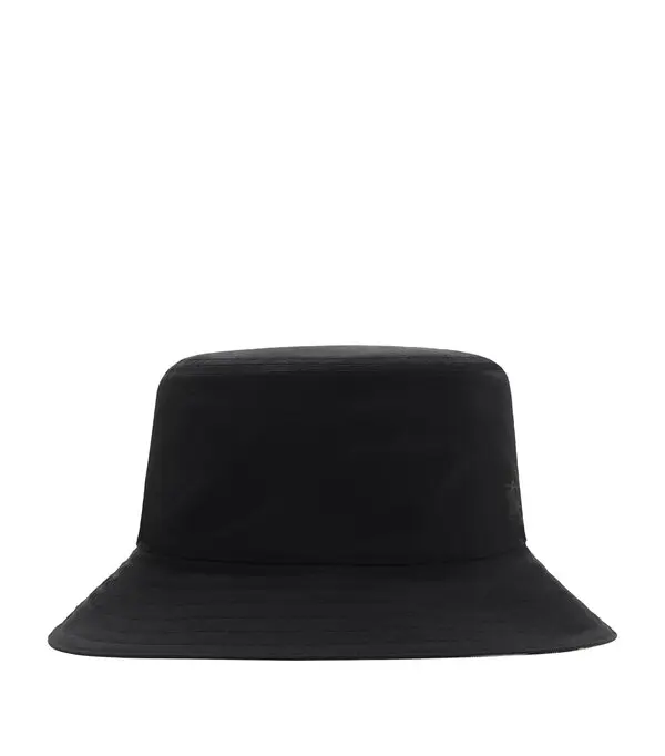Burberry Gabardine Reversible Bucket Hat - Black