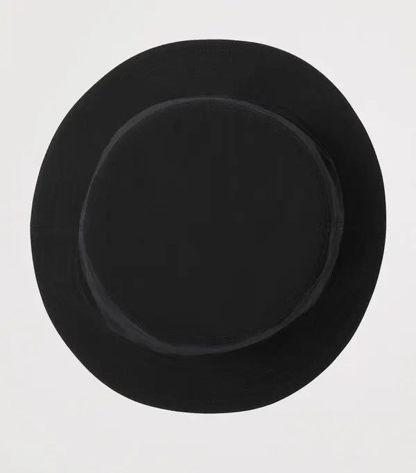 Burberry Gabardine Reversible Bucket Hat - Black
