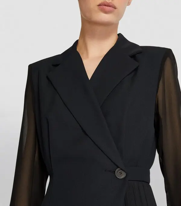 Sandro Wrapped Blazer Mini Dress