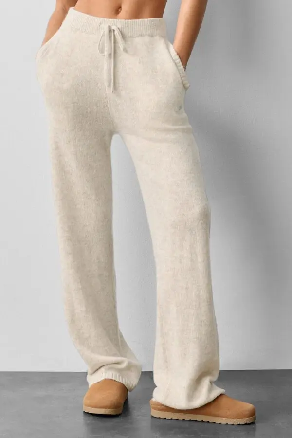 Alo Yoga Wool Cashmere New Class Sweatpant - Oatmeal Heather