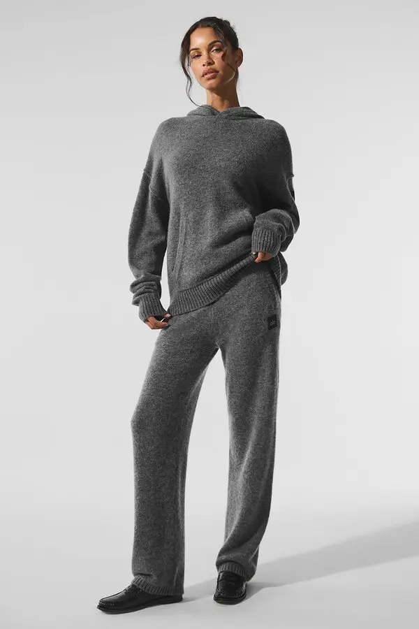 Alo Yoga Wool Cashmere New Class Sweatpant - Platinum Grey