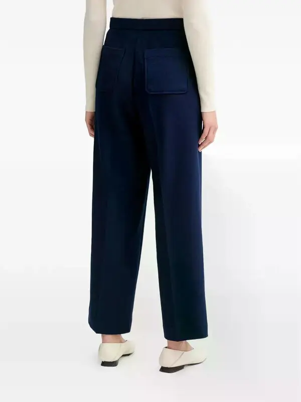 SESSUN Cropped Flared Trousers