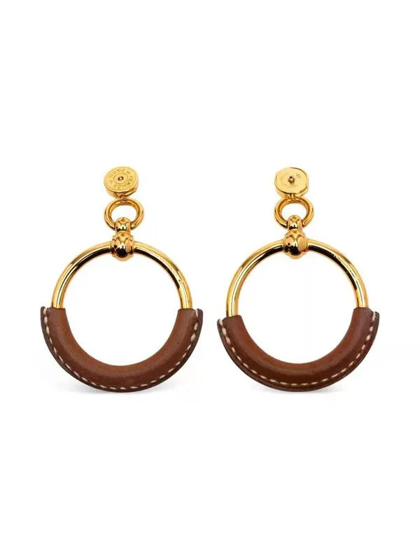 Hermès Loop Earrings - Gold