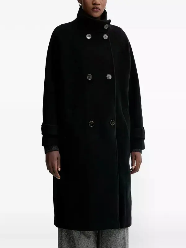 SESSUN Wool Blend Double-breasted Coat